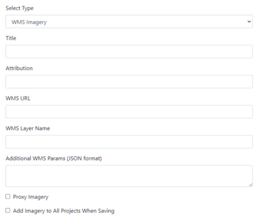Using your own data in CEO: Connecting WMS/WMTS