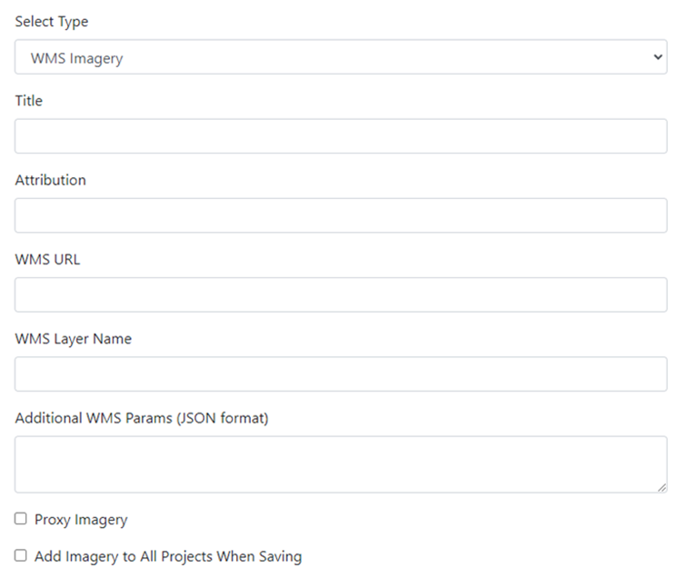 Using your own data in CEO: Connecting WMS/WMTS